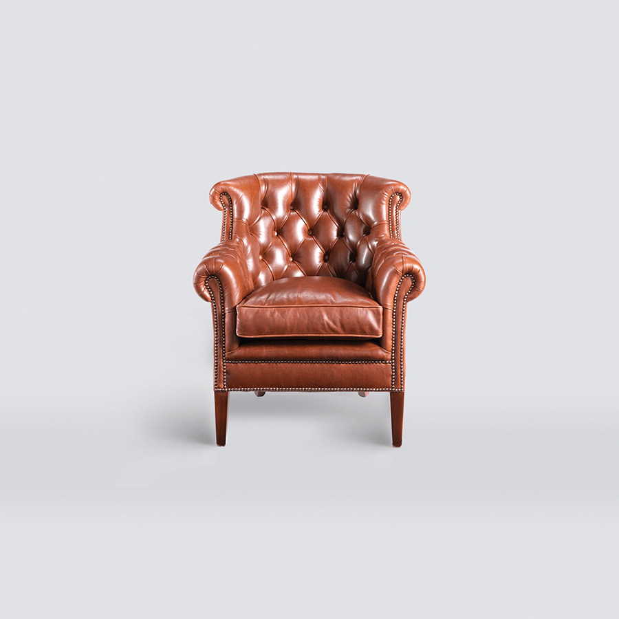 Hamilton Chair – Klassisk Chesterfield-fåtölj – Klassiska Engelska Möbler